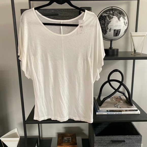 LOFT | Tops | Ann Taylor Loft Creamwhite Shirt | Poshmark